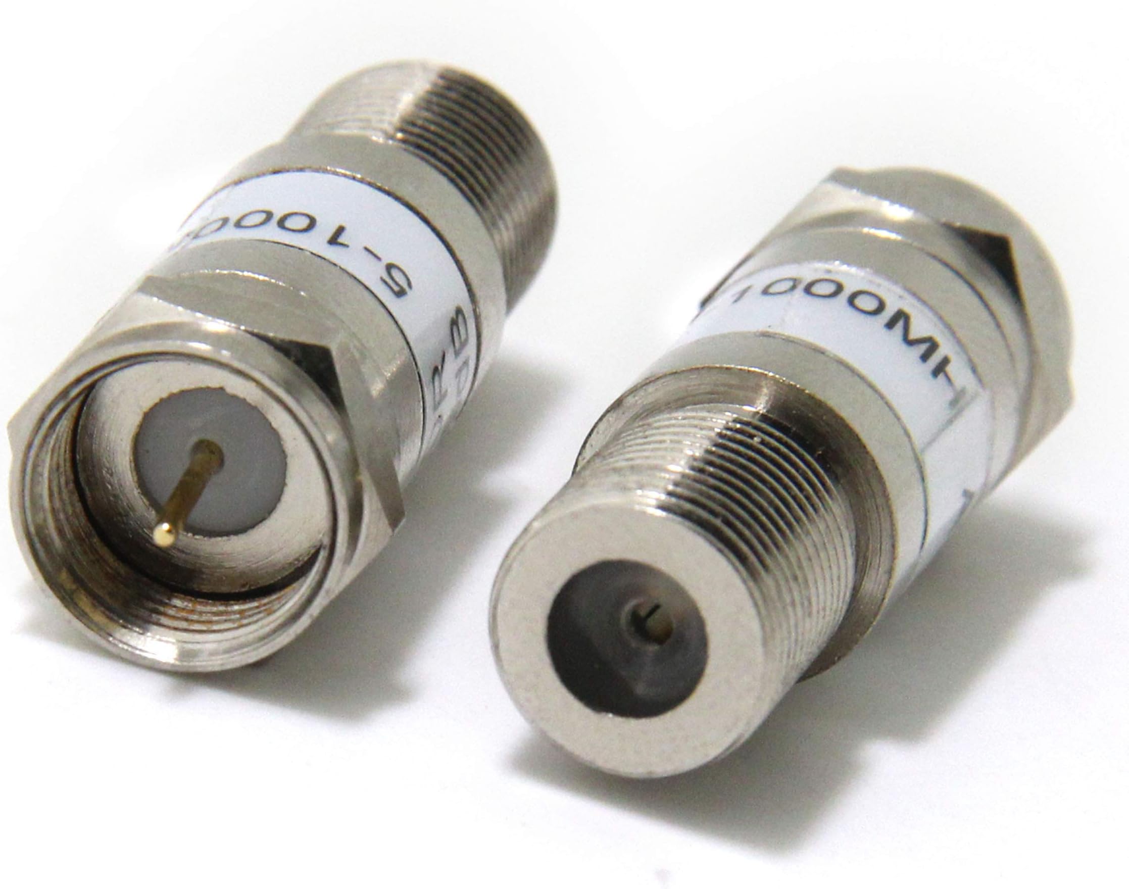 Ancable F-Type In-Line Coax Cable TV Signal Attenuator 6 dB 2-Pack ...