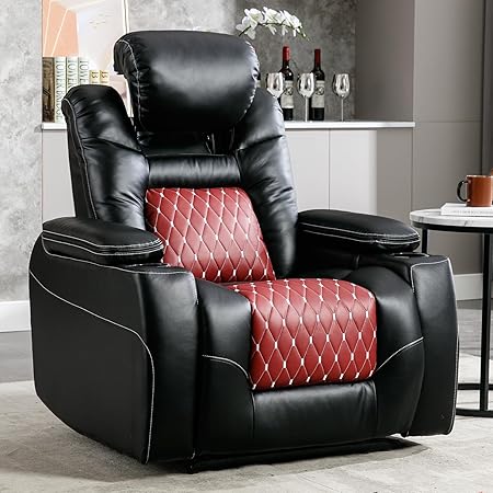 Amazon.com: CANMOV Electric Power Recliner Chair with USB Ports and Cup ...