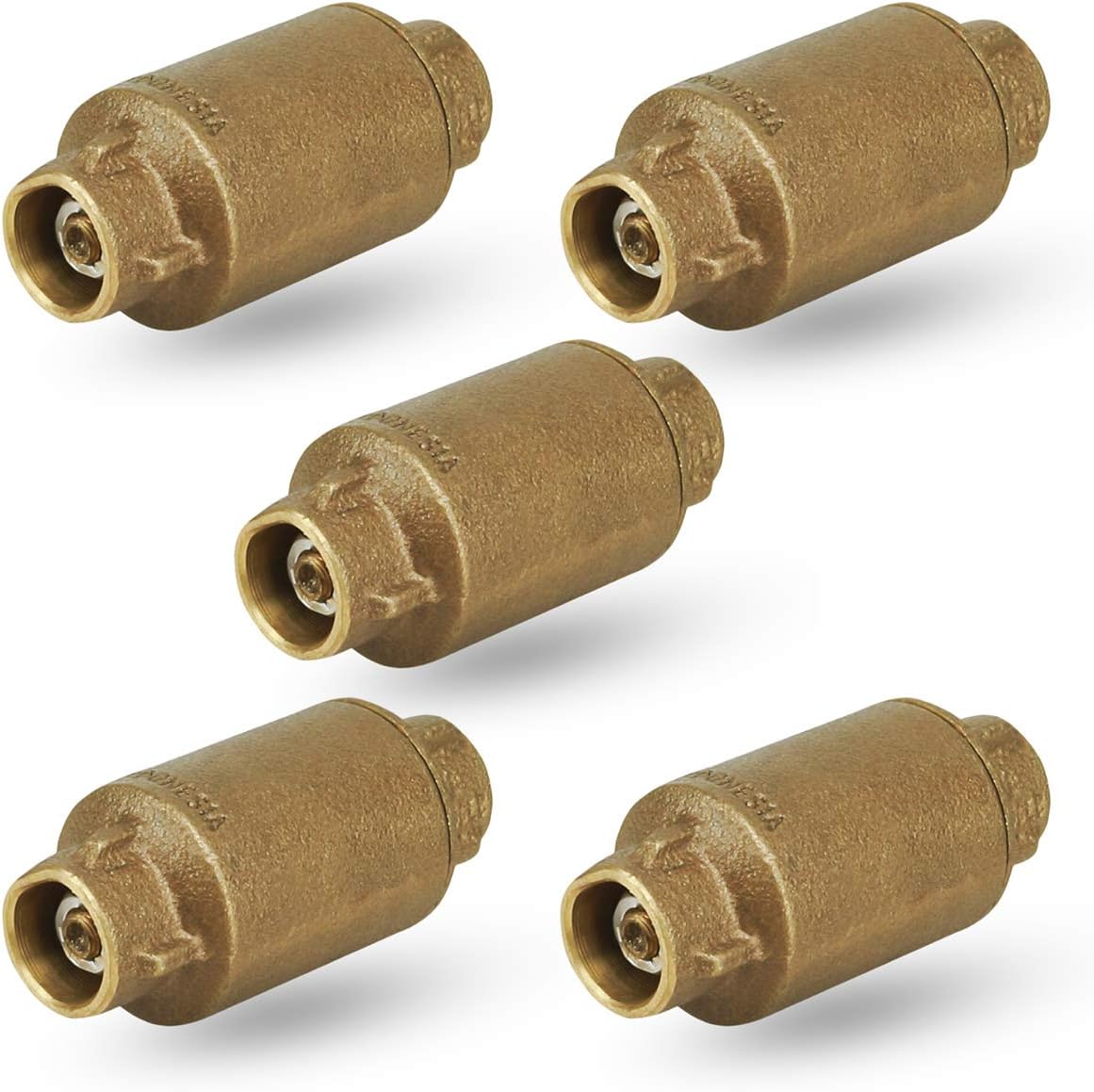 Amazon.com: Midline Valve 372D336-5 Inline Spring Loaded Check Valve ...