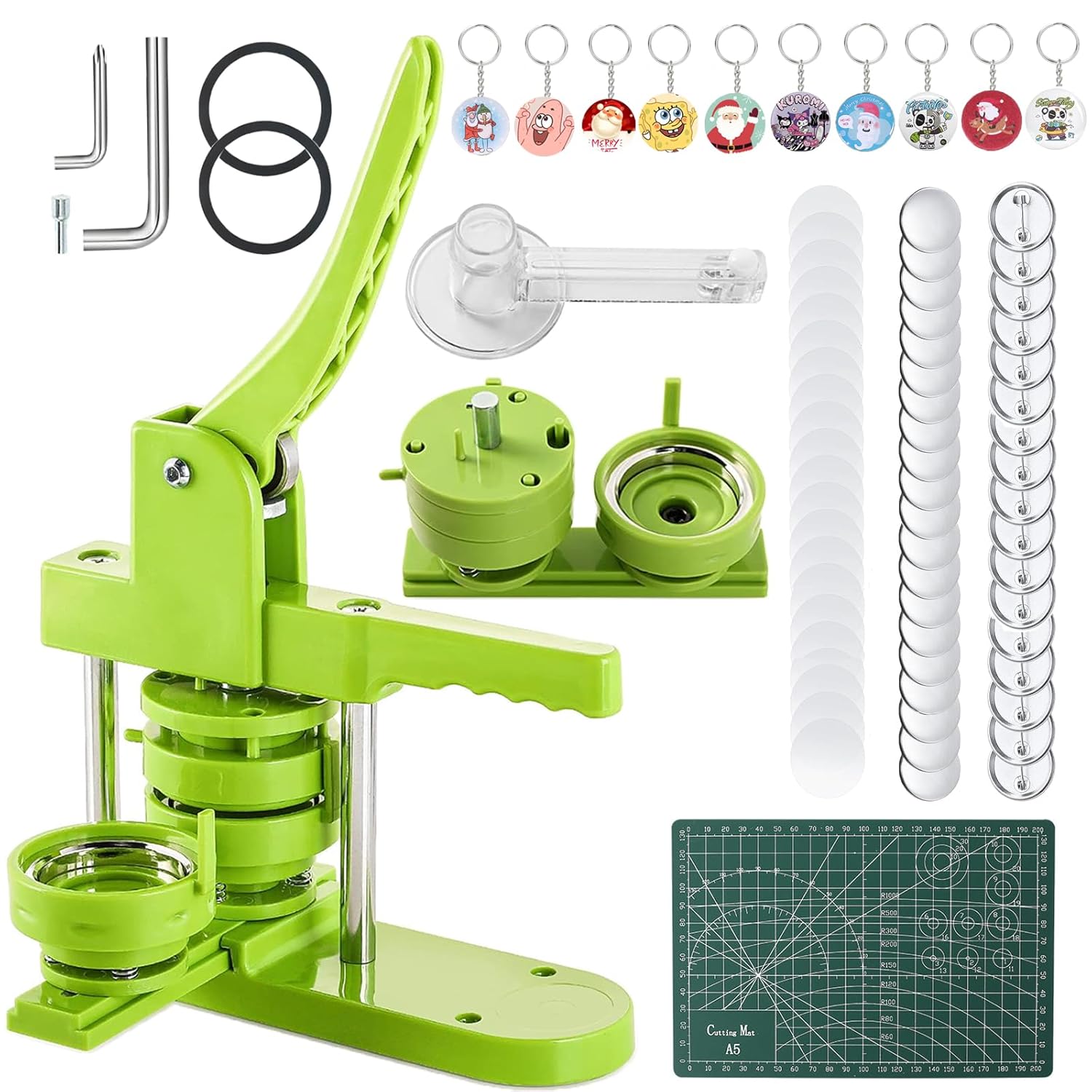 Badge Maker Machine 58mm (2.28in) DIY Round Pin Badge Button Maker ...