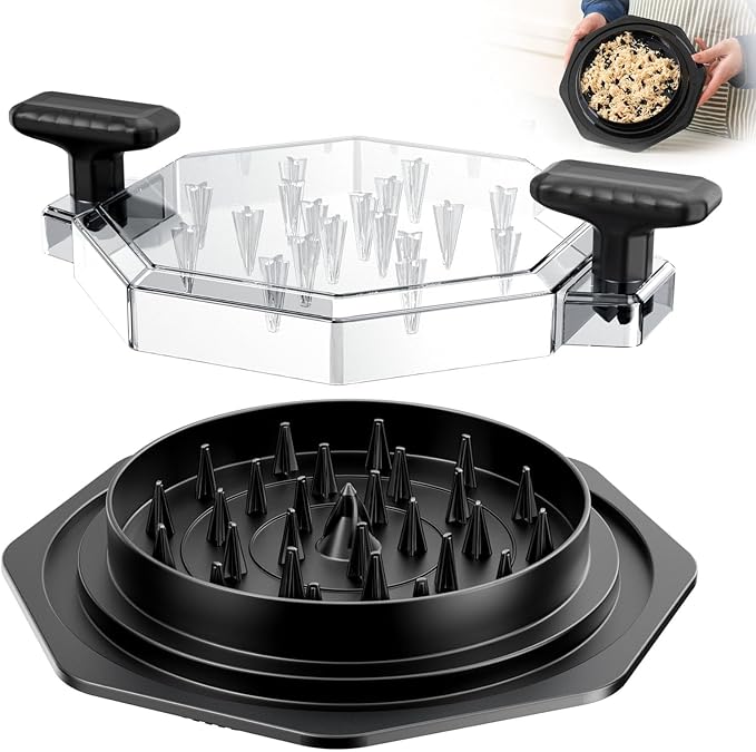 Amazon.com: Large Chicken Shredder Tool Twist, Heavy Duty Meat Shredder ...