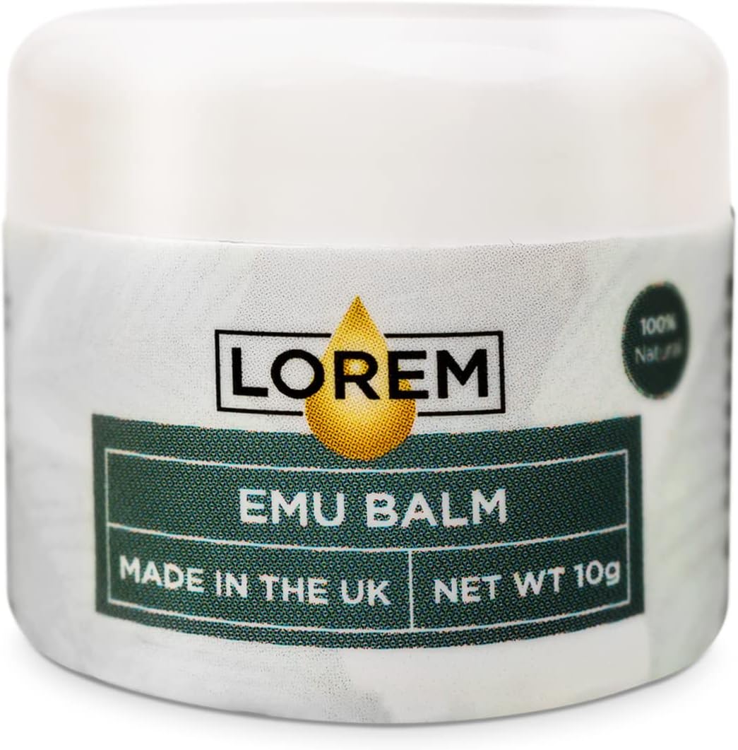 Emu Oil Balm for Muscle and Joint Relief; Small Travel Size. Anti ...