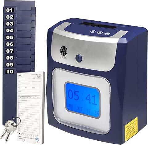 Amazon.com: Time Clocks - Time Clocks / Time Clocks & Time Cards ...