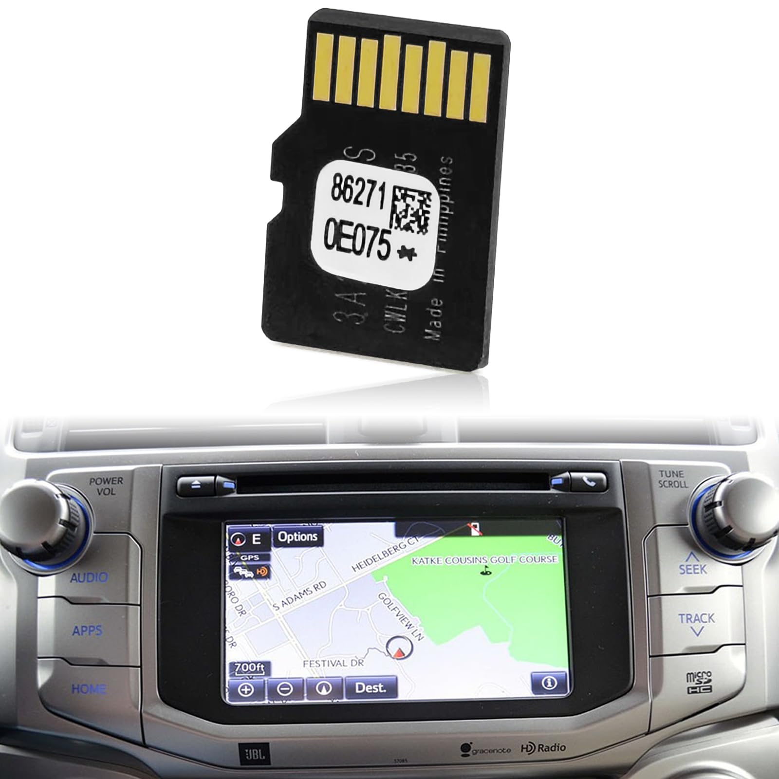 Amazon.com: 2023 Latest Updated Car Navigation SD Card, 86271-0E075 US ...