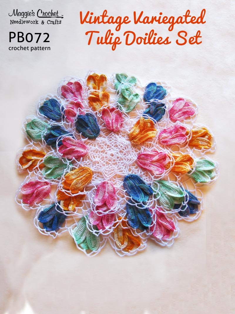 Crochet Doilies Tulip | Free Embroidery Patterns