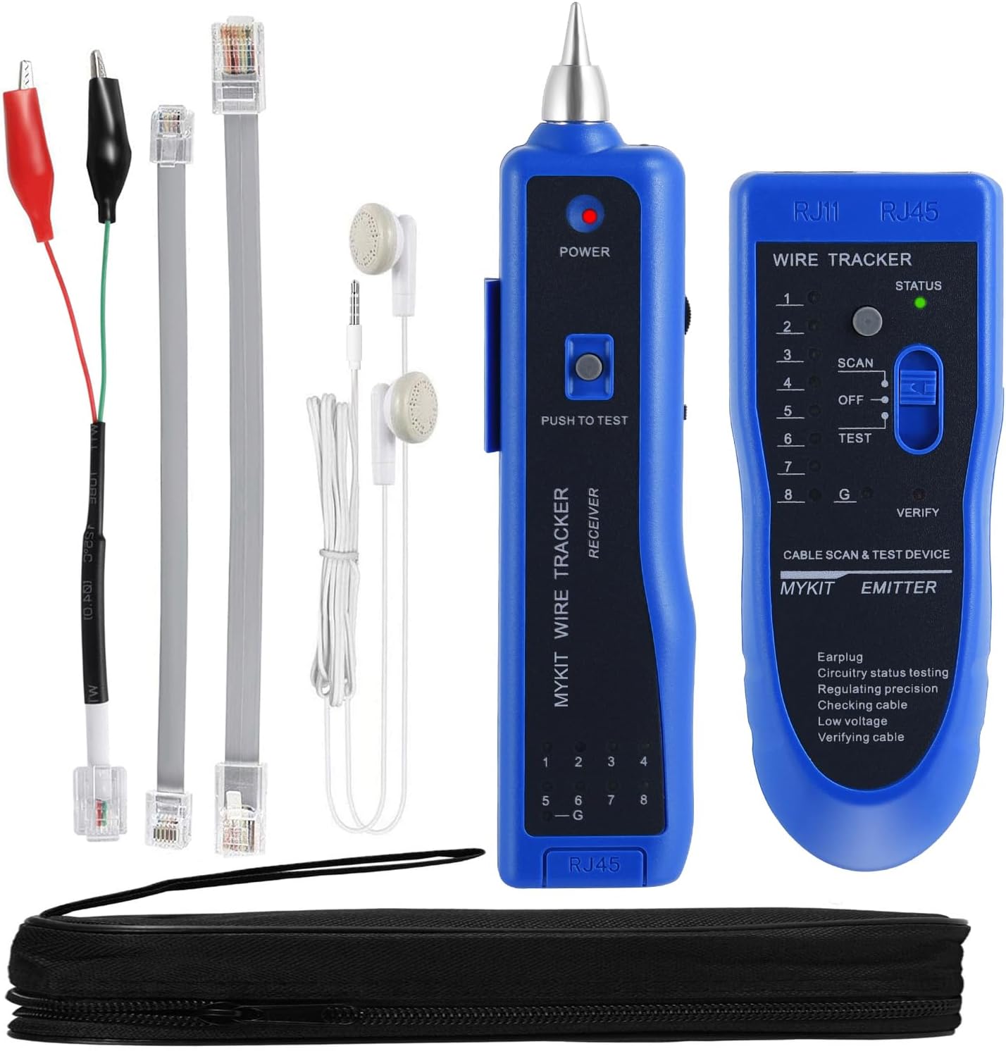 Uni-T Wire Tracker; Telephone Line Network Cat6 Cable, Power ...