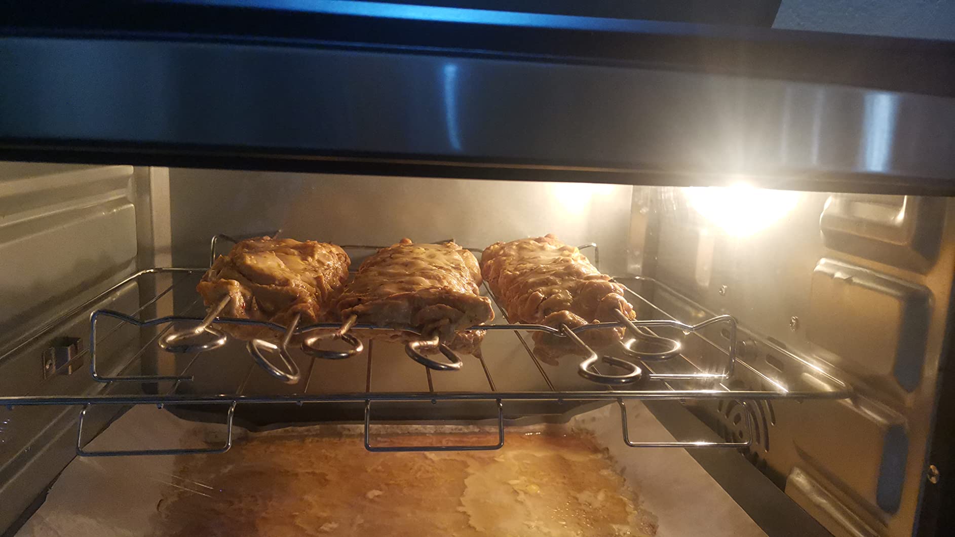 Dynore Stainless Steel Barbeque Tandoor Tikka Kebab Metal Sticks Rods ...