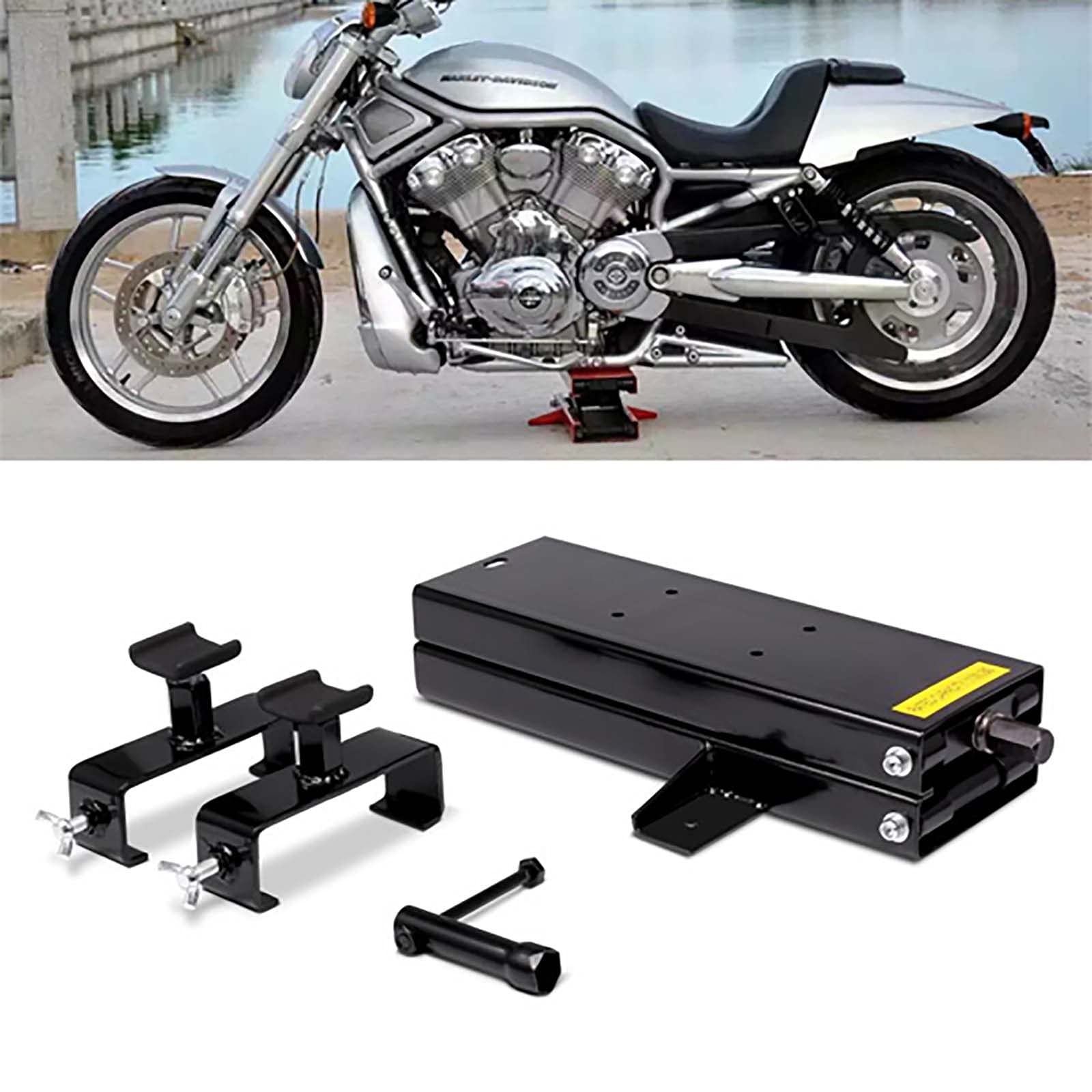 1100LBS Motorcycle Jack, Adjustable Heavy Duty Motorbike Lift Stand ...