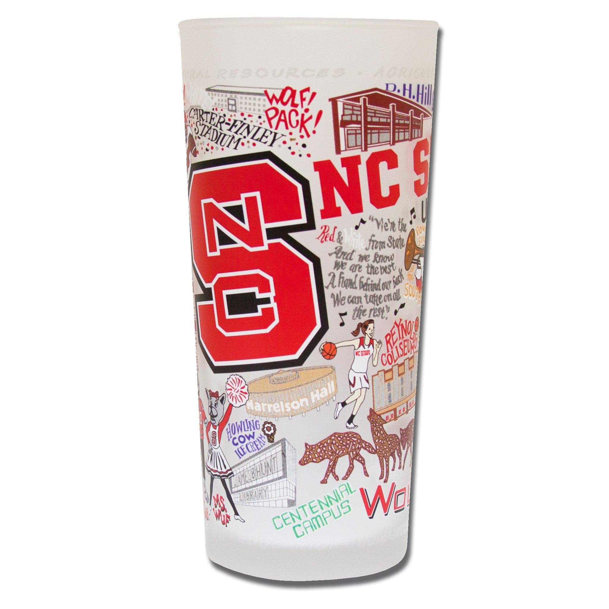 Amazon.com | Catstudio Drinking Glass, North Carolina State University ...