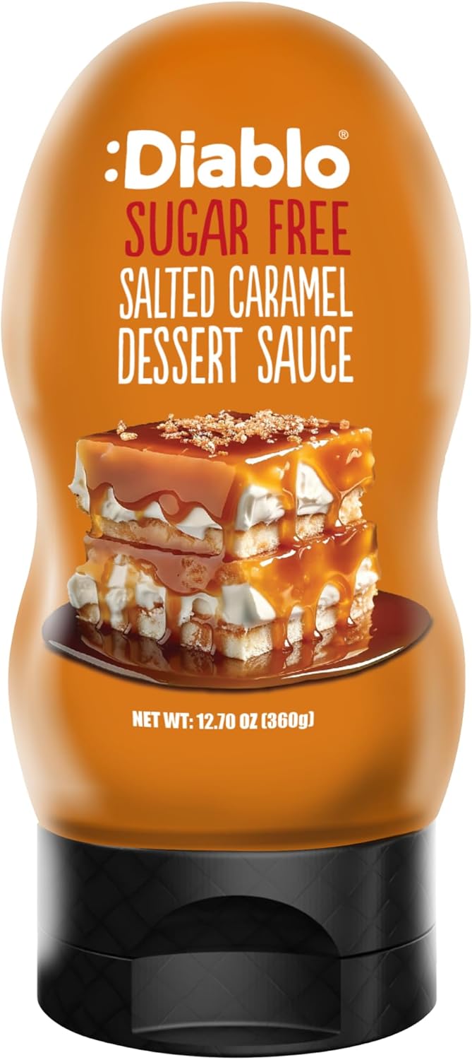 Diablo Salted Caramel Dessert Sauce - Gluten Free Dessert Syrup ...