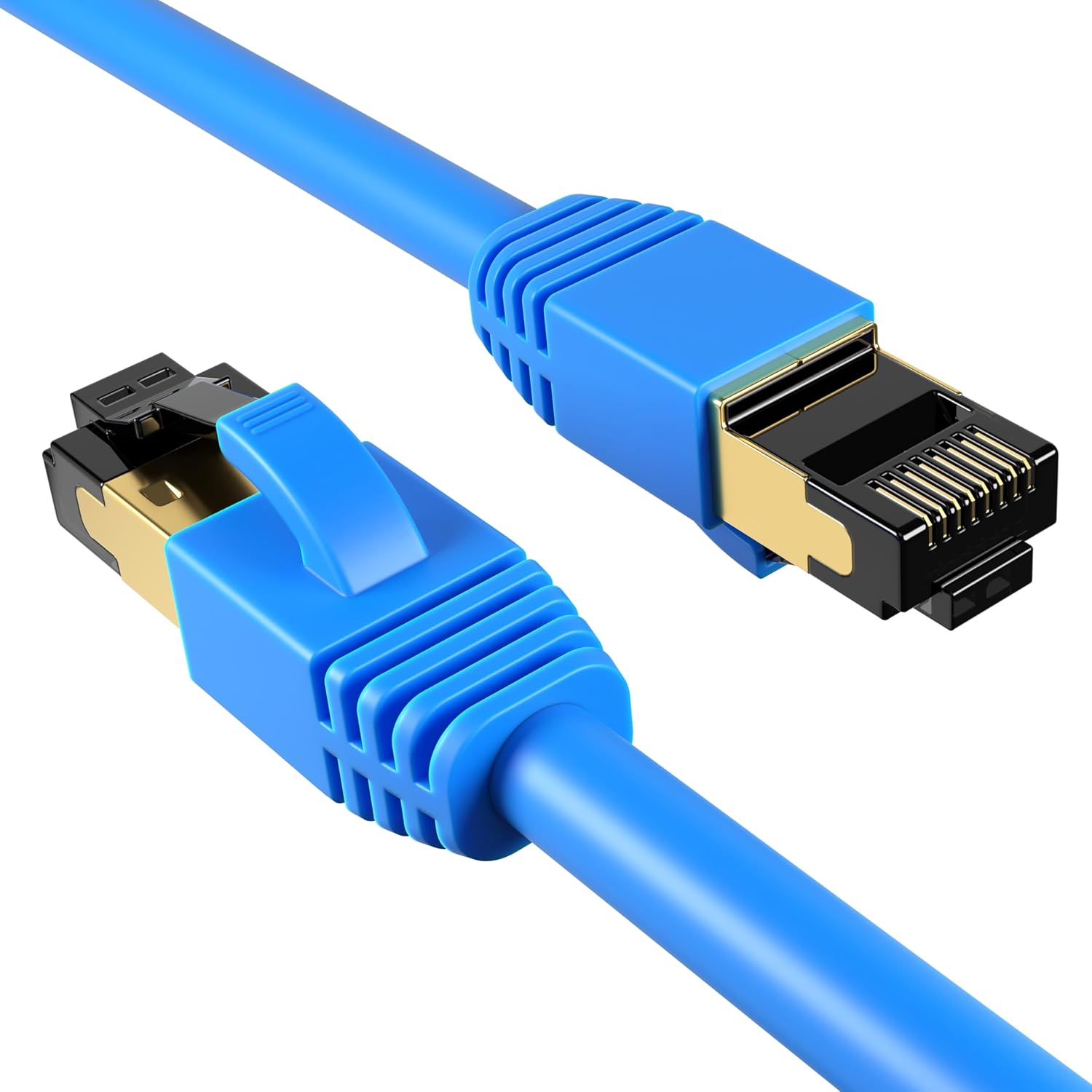 Amazon.com: Cables Direct Online Cat8 Blue 15FT SFTP Ethernet Patch ...