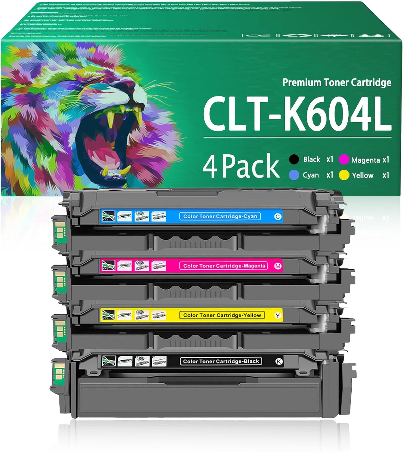 Amazon.com: Replacement CLT-K604L Toner Cartridge Compatible for Samsung CLT-K604L CLT-C604L CLT ...
