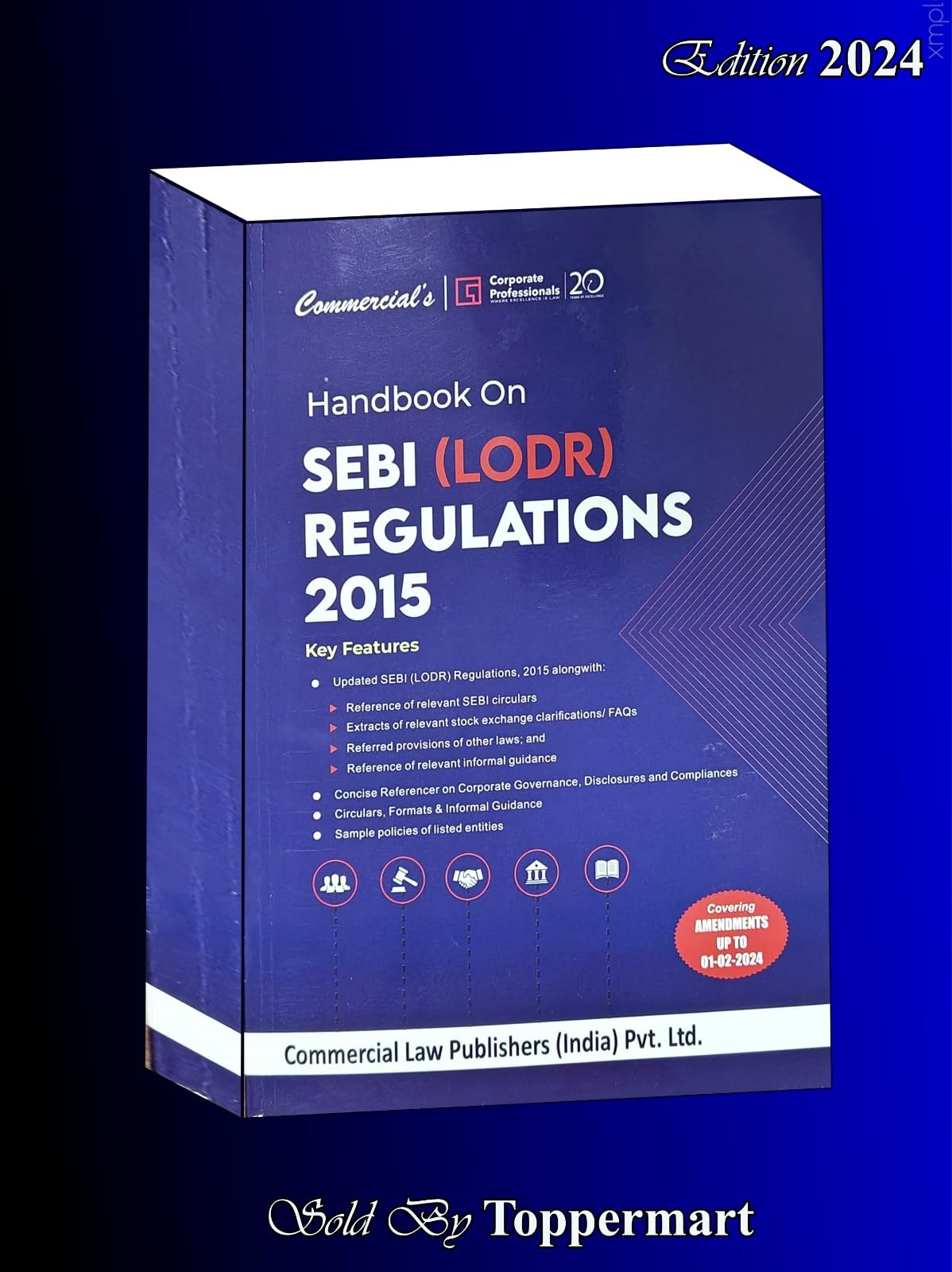 Buy Commercial’s Handbook on SEBI (LODR) Regulation 2015 EDITION 2024 ...