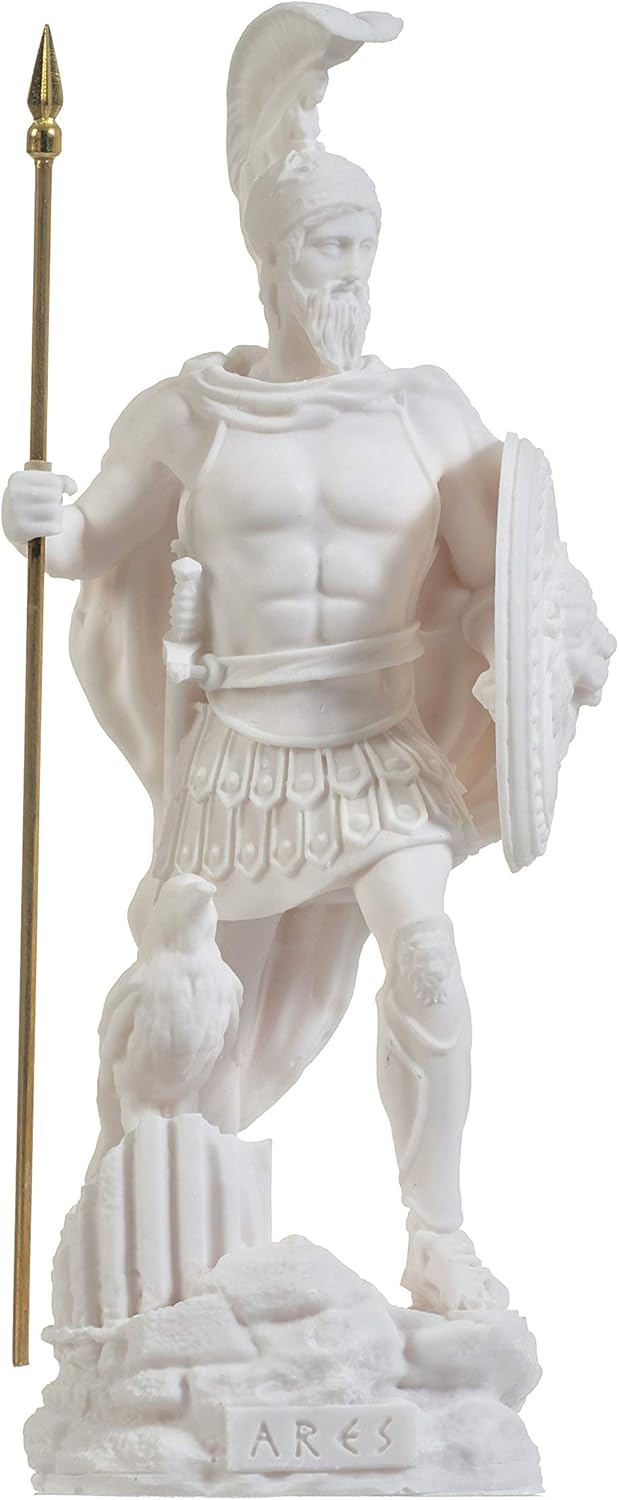 Amazon.com: BEAUTIFUL GREEK STATUES Ares Mars God of War Zeus Son Roman ...