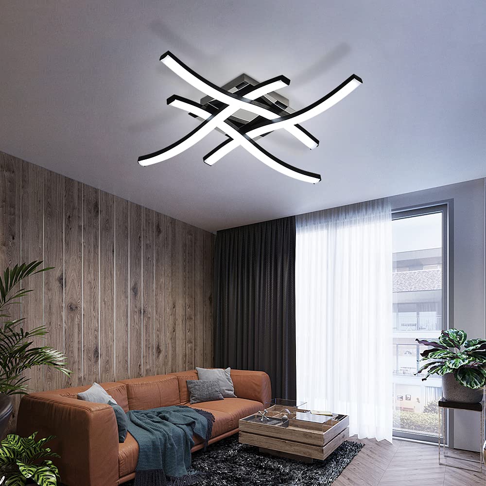 Buy Dorlink Modern LED Ceiling Light,4 Built-in LED Boards 6500K Cool ...