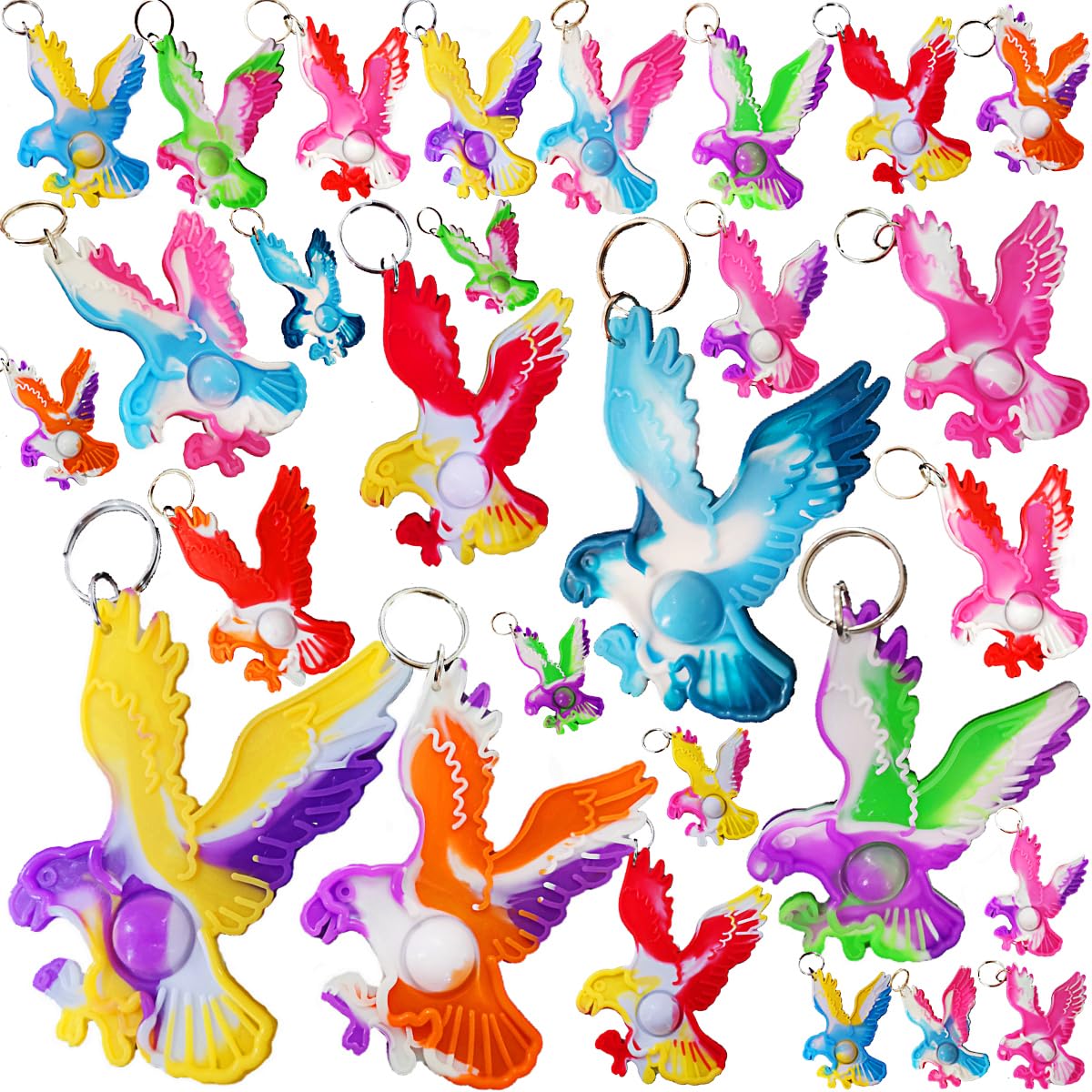 Amazon.com: 100 Packs Eagle Fly Assorted fidgets Toys for Kids Children ...