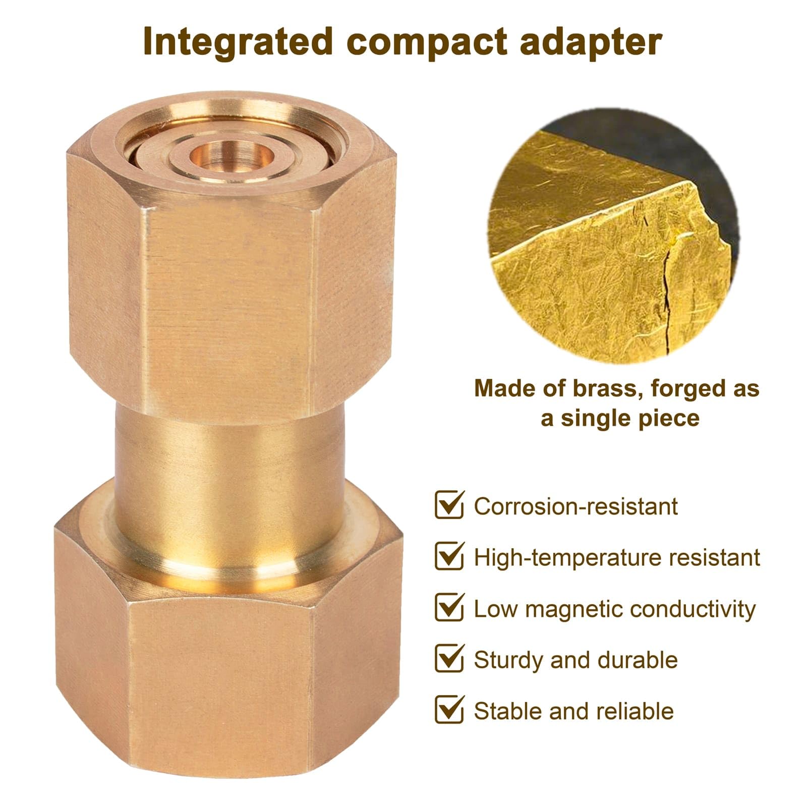 Snapklik.com : CGA-320 To CGA-580 Adapter, Carbon Dioxide Bottom To ...