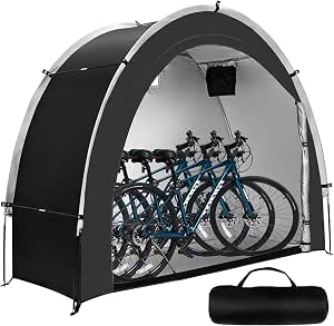 Bike Storage Shed Tent, Waterproof Portable Bicycle Storage Sheds ...