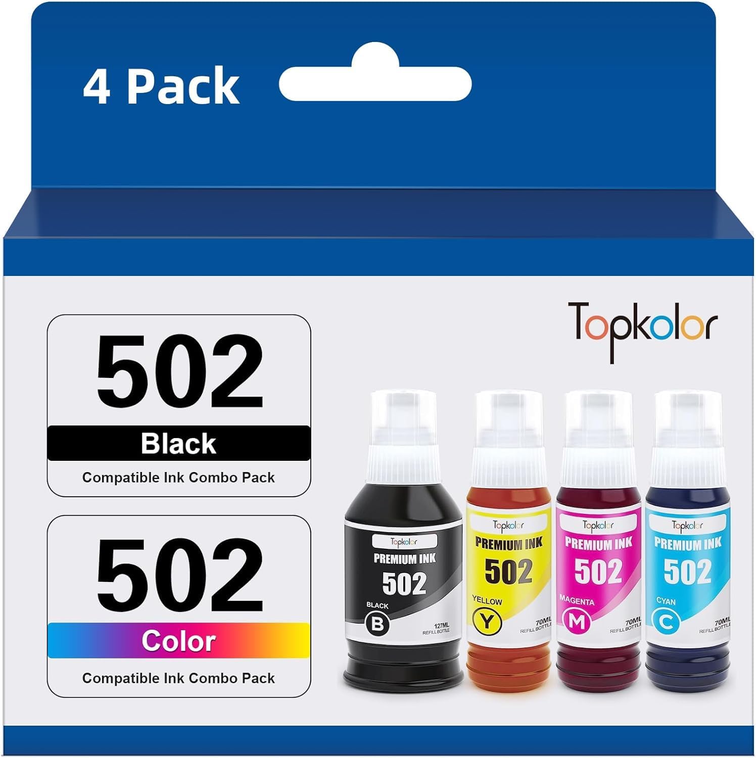 Amazon.com: Summit Ink Compatible Ink Replacement for Epson 502 for ...