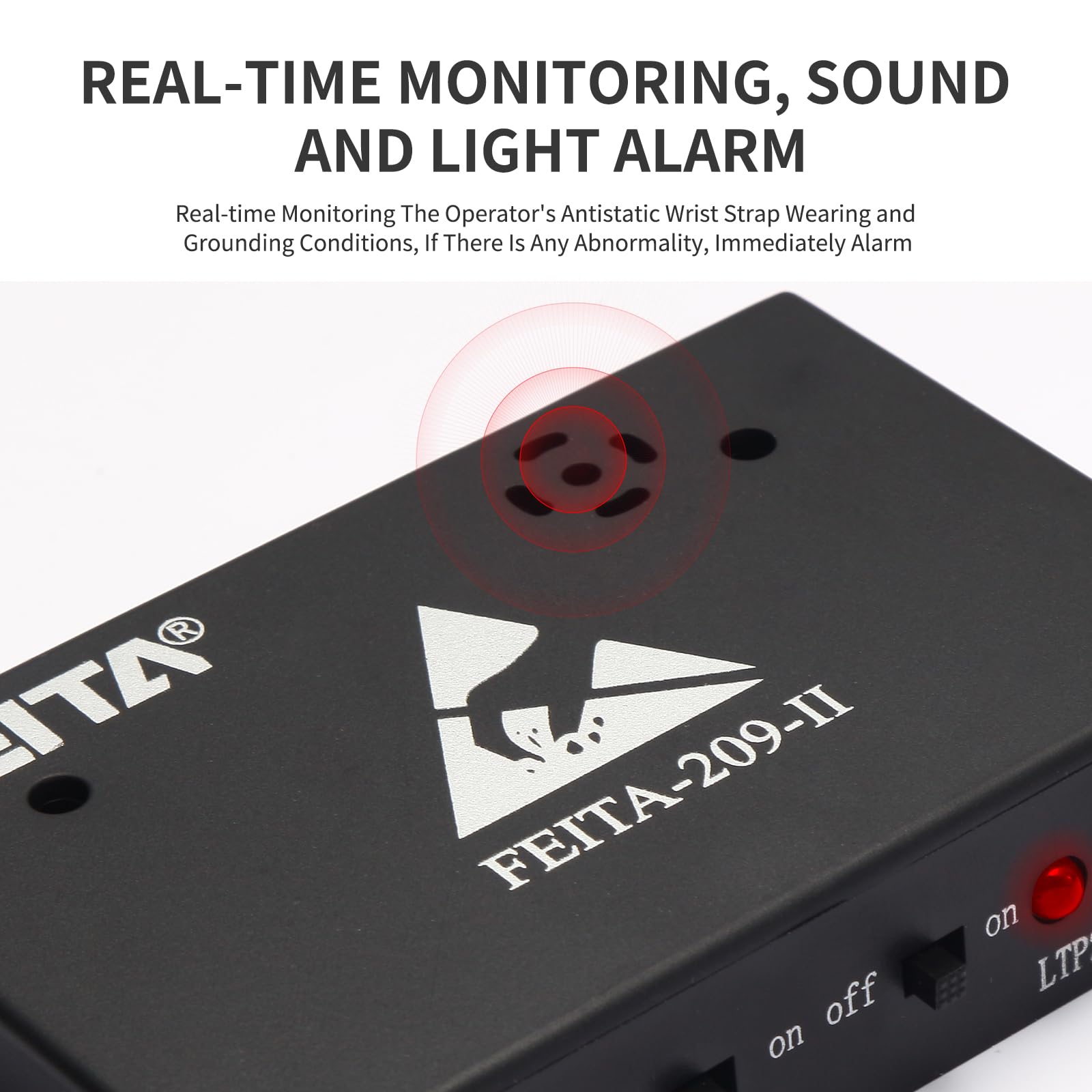 Snapklik.com : 209-II Anti Static Wrist Strap Online Monitor Dual ESD ...