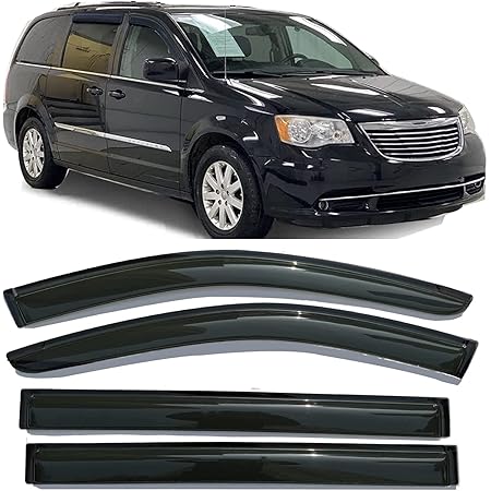 Amazon.com: Side Car Window Visor Rain Guards Vent Deflector for 2008 ...