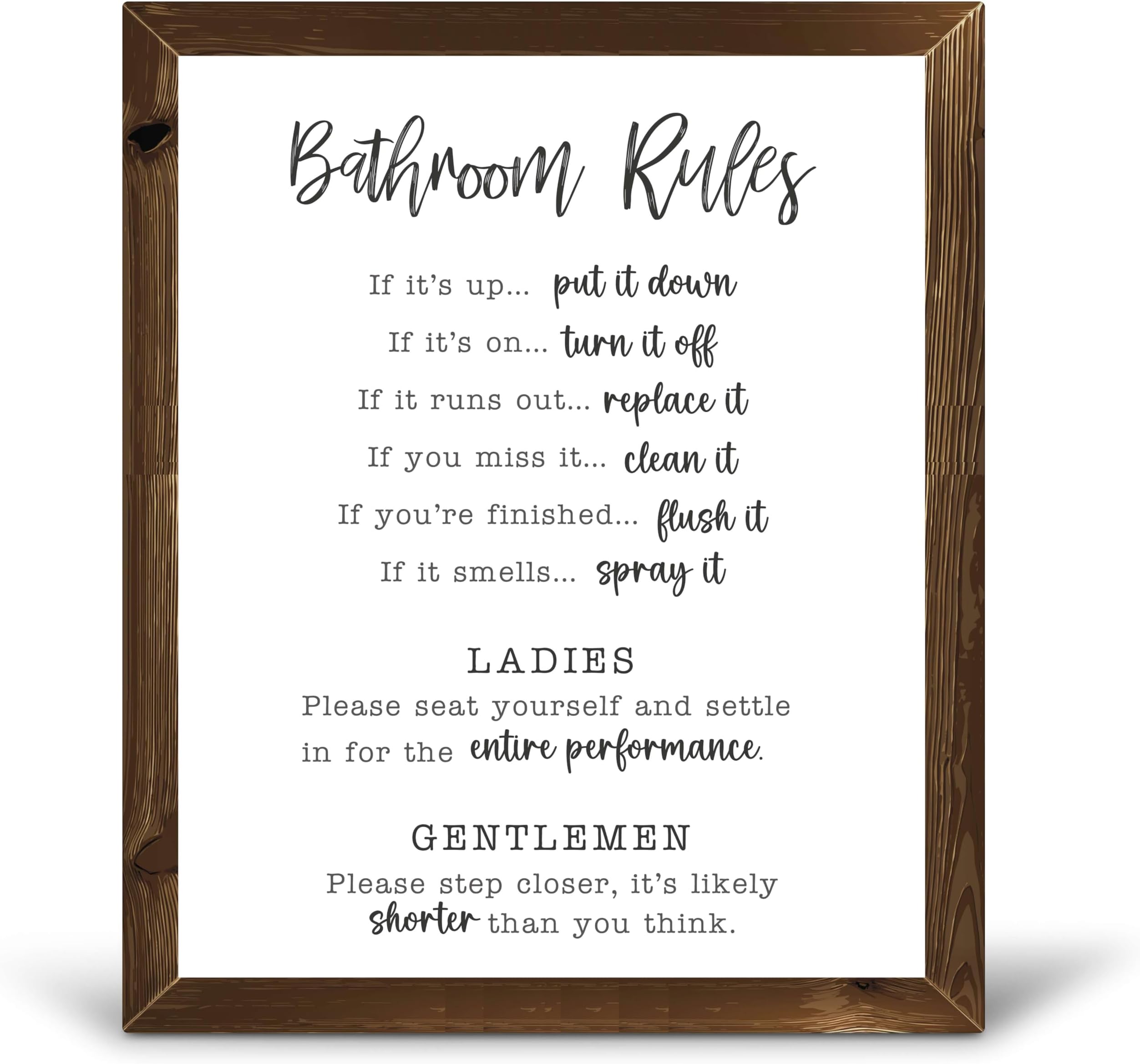 Amazon.com : 4 Pcs Wooden Bathroom Wall Decor Sign, Relax Soak Unwind ...