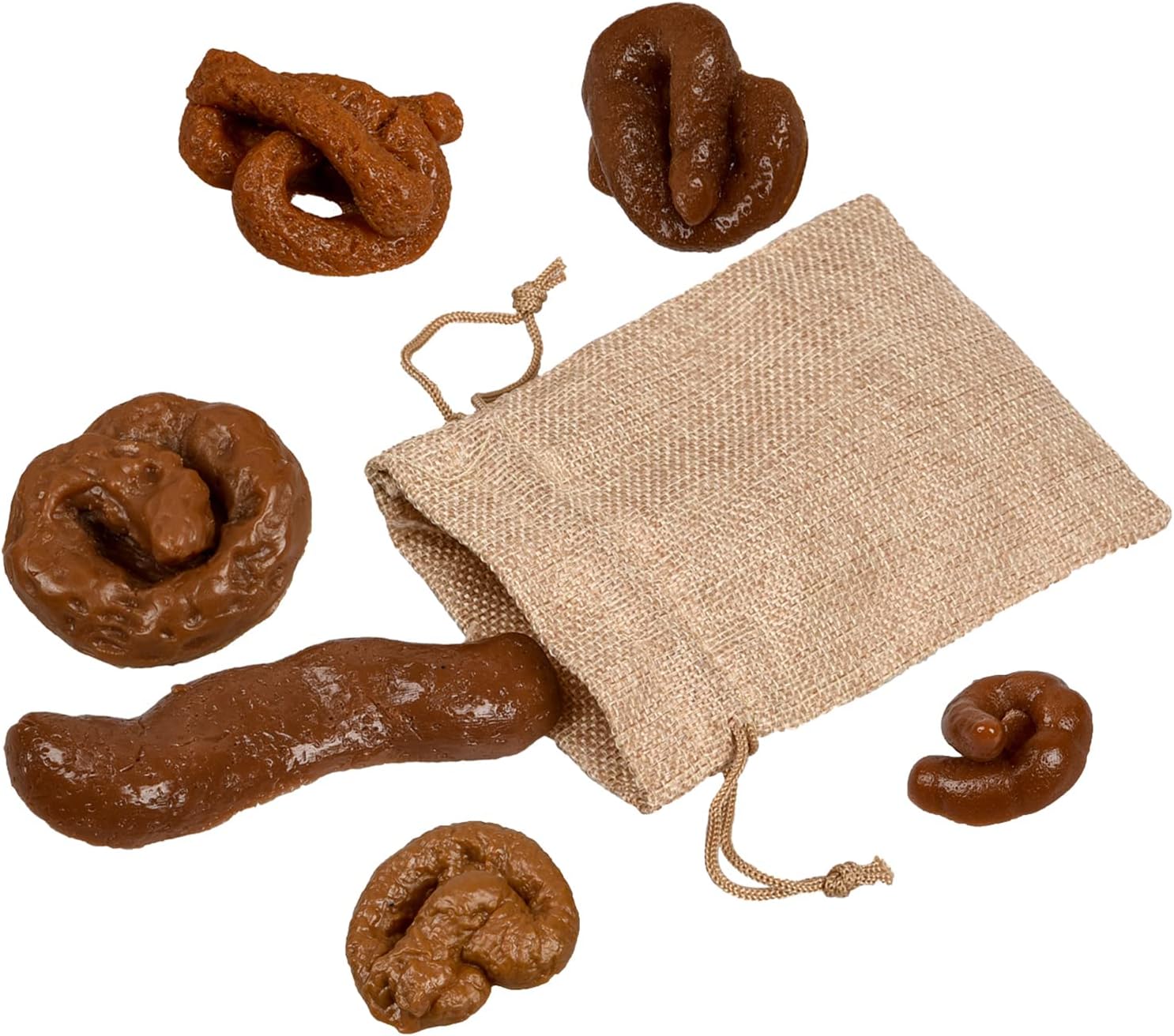 SZXMDKH 6 PCS Realistic Fake Poo Soft Fake Dog Poo Halloween Gross ...