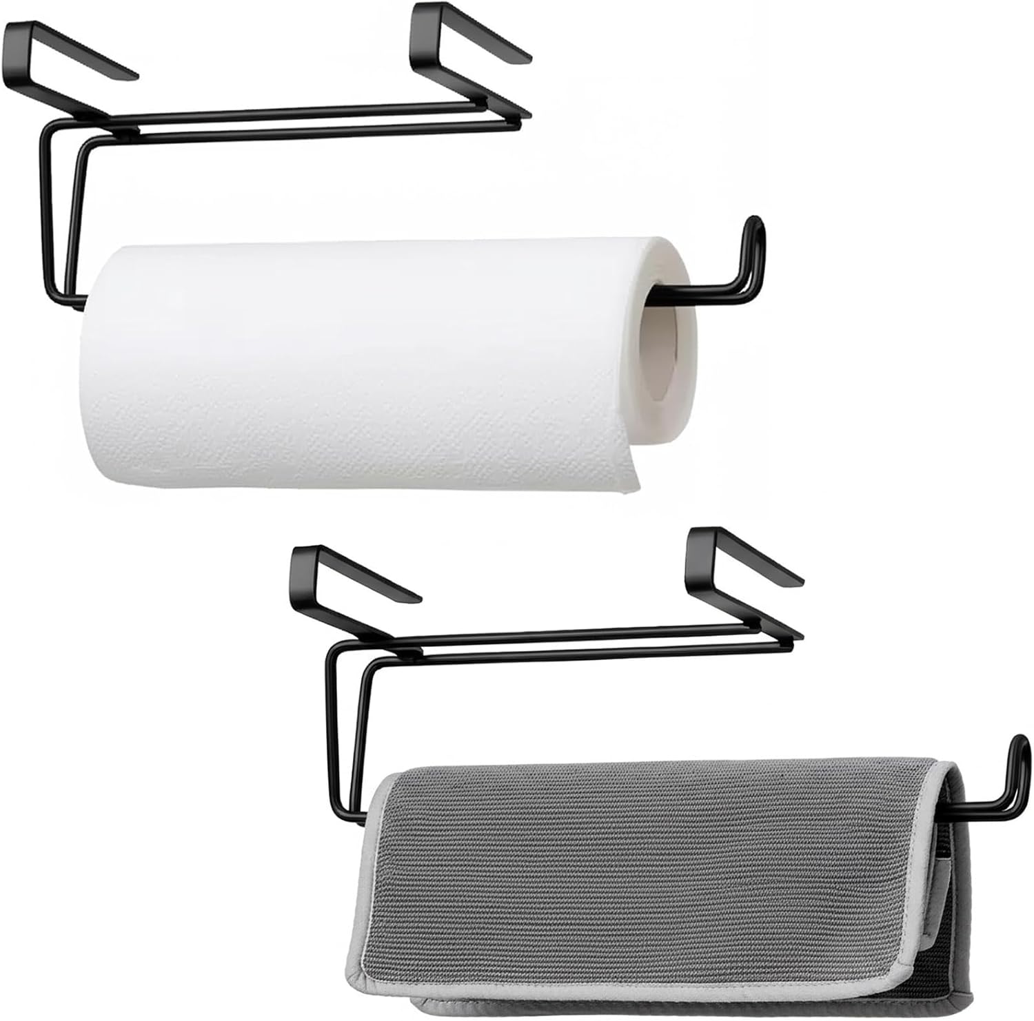Amazon.com - T.R.Sani. Bathroom Paper Towel Holders, Over Cabinet Door ...