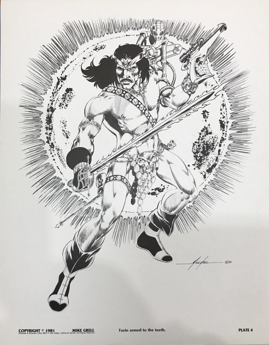 Mike Grell - Lithograph - Starslayer The Log of the Jolly Roger at ...
