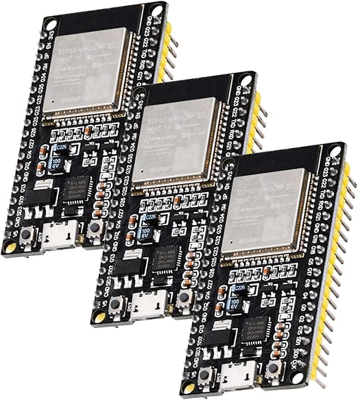 Diymore 3 Stück Esp32 Nodemcu Module Esp32 Dev Kit C Development Board Esp32 Wroom 32