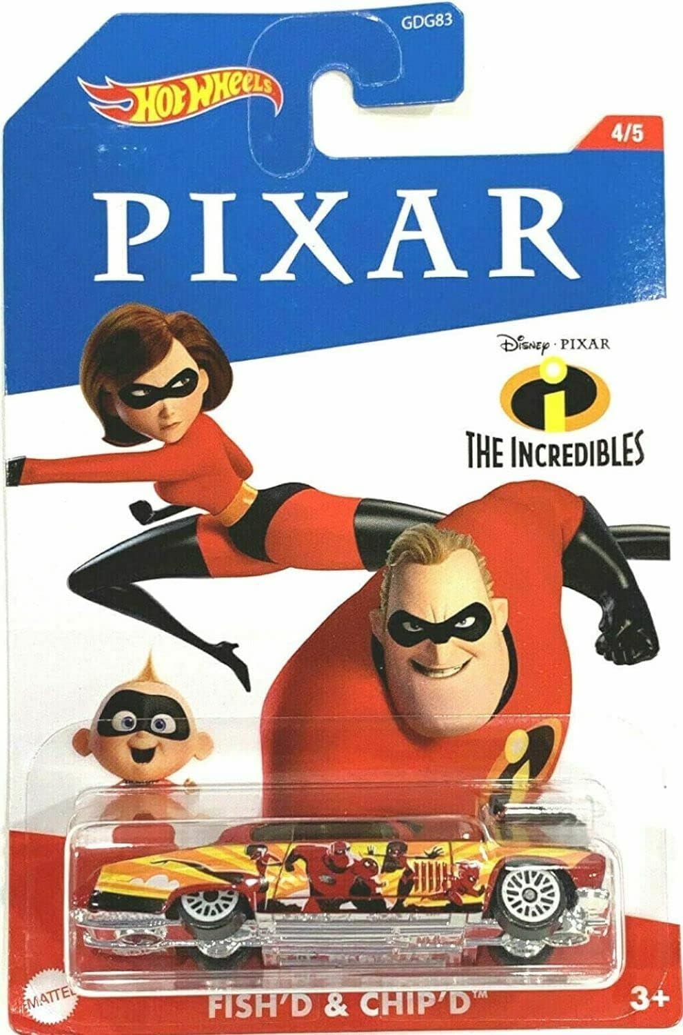 Amazon.com: DieCast Hot Wheels Fish'd & Chip'd, Pixar 4/5 : Toys & Games