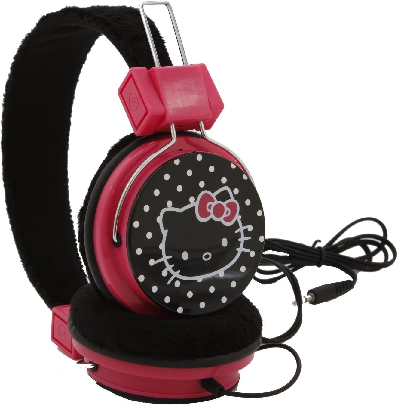 Amazon.com: Hello Kitty Foldable Plush Headphones (35009) : Electronics