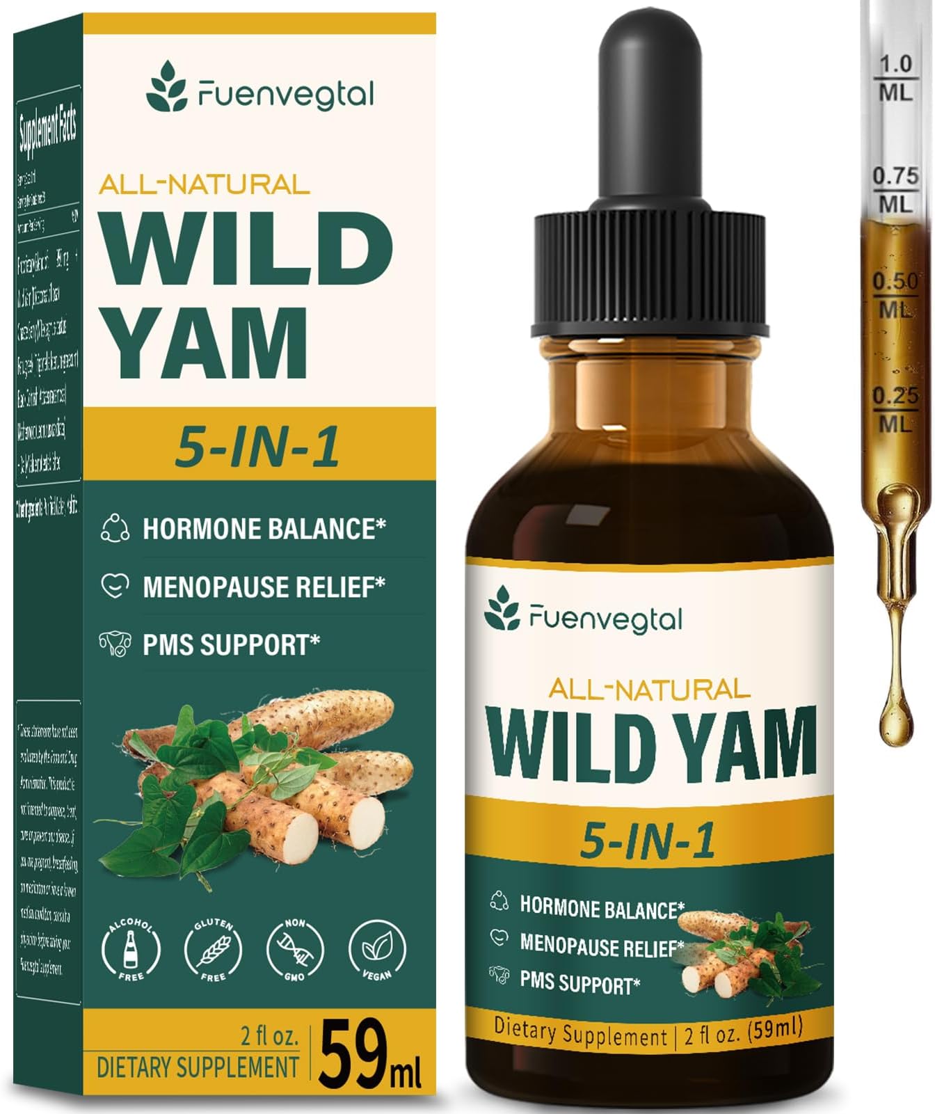 Amazon.com: Nature's Way Wild Yam Root, Women's Traditional Health ...