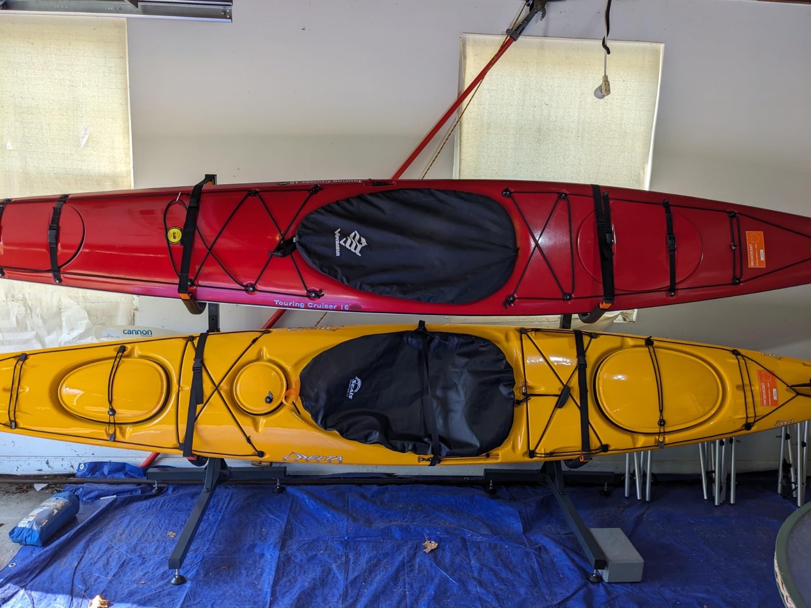 $23/mo - Finance Kayak Storage Rack-Heavy Duty Freestanding Kayak ...