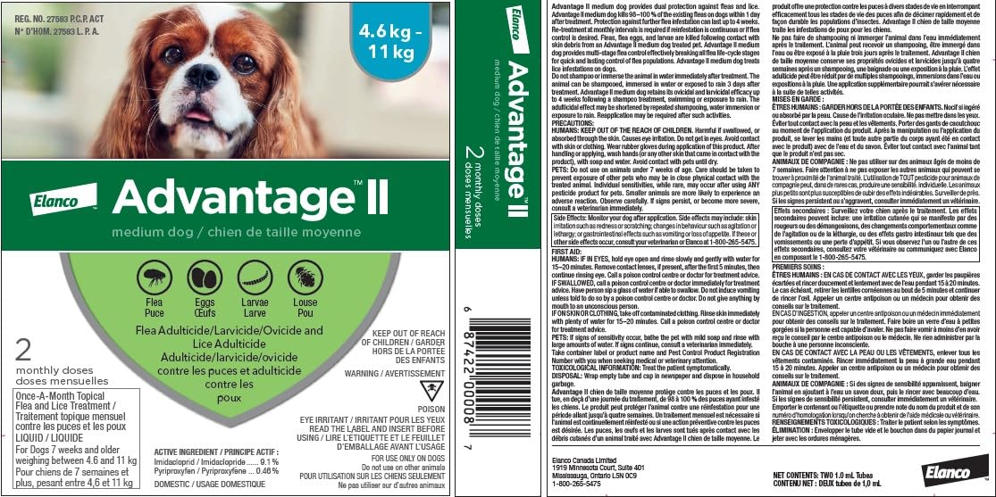 Elanco Advantage II Medium Dog, 52% OFF