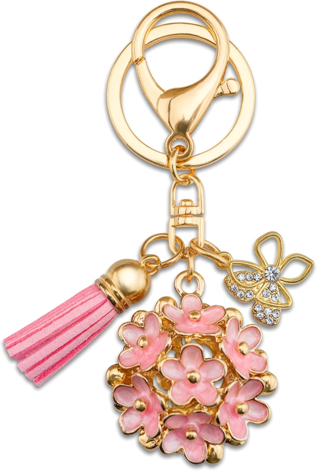 Amazon.com: EoffIvan Cherry Blossom Gifts Cherry Blossom Keychain Purse ...