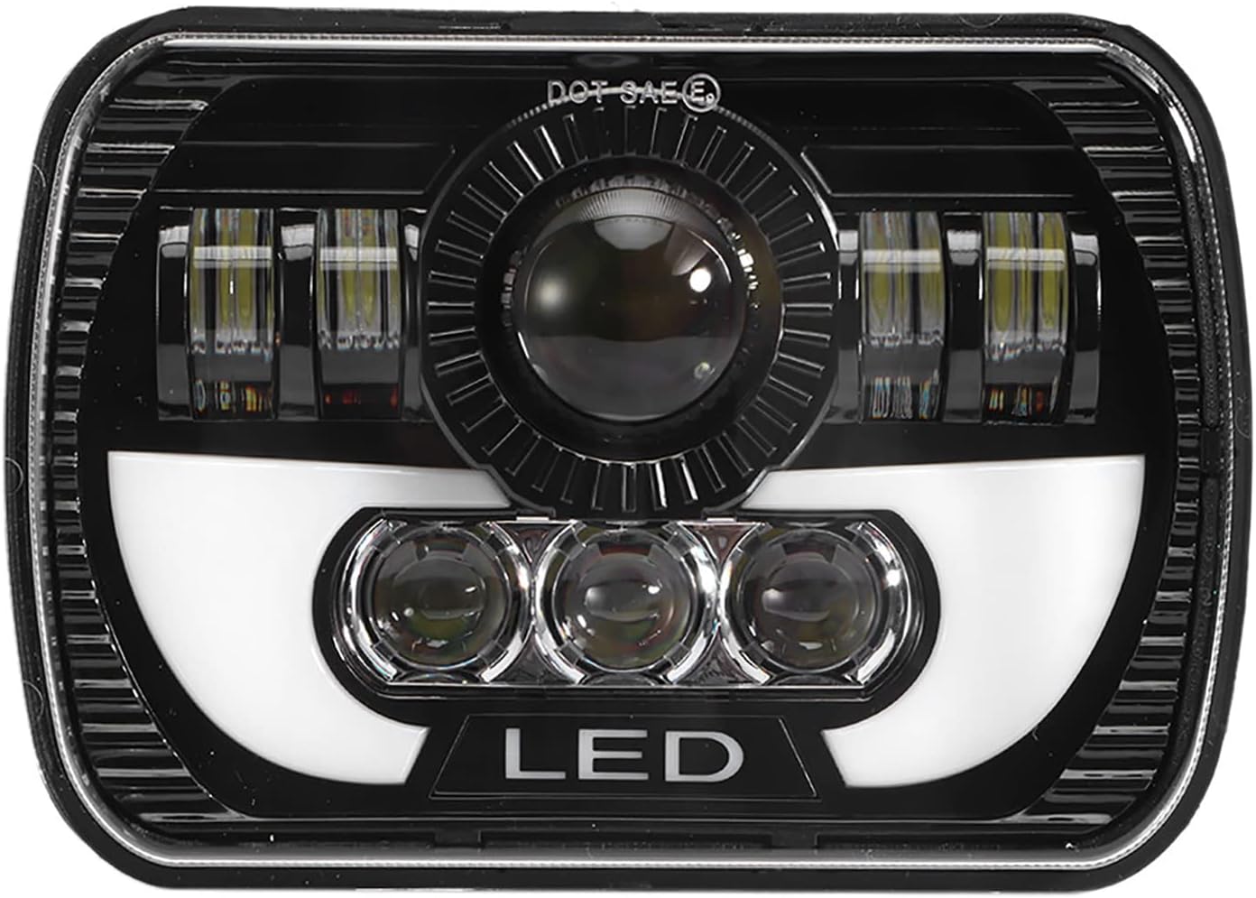 Faros delanteros LED Faros LED universales para coche de 5x7 pulgadas ...