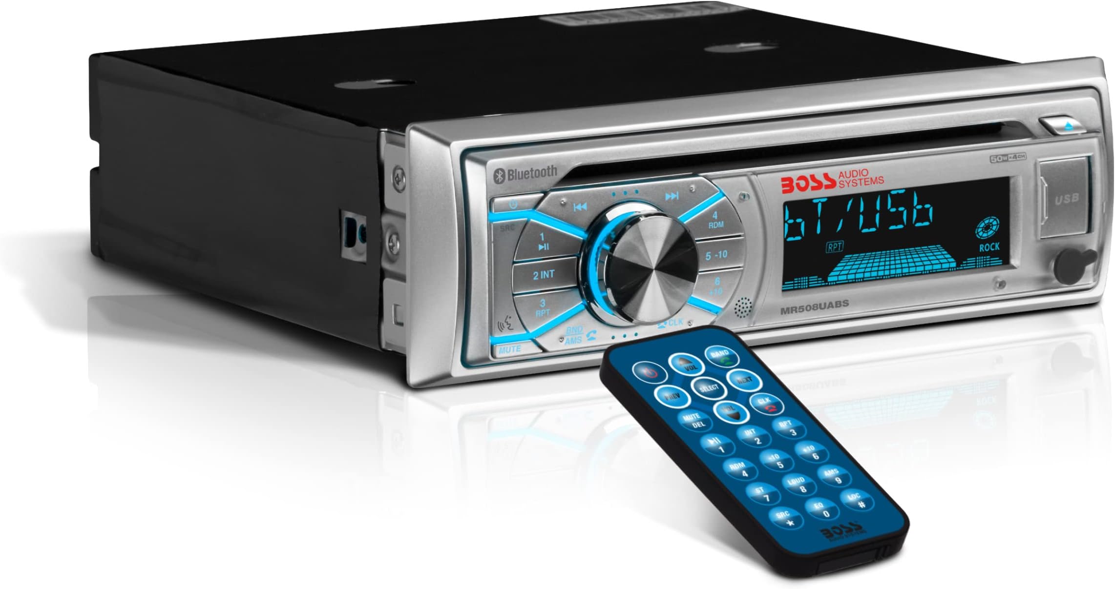 Amazon.com: Boss Audio Systems MR508UABS Marine Boat Stereo – Single ...