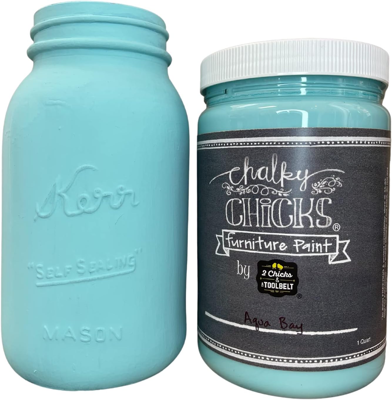 Amazon.com: Chalky Chicks Premium Chalk Style Paint for Furniture, Home ...
