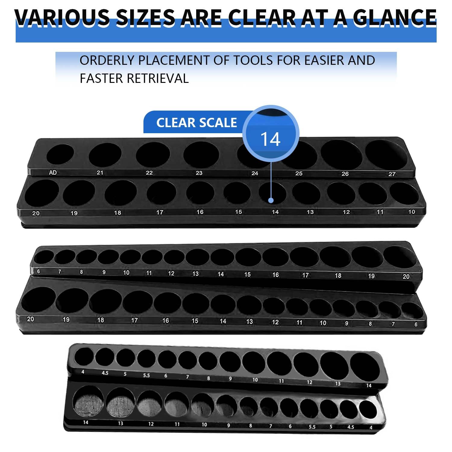 Snapklik.com : WaKuKa Socket Organizers Drive Socket Holders organizers ...