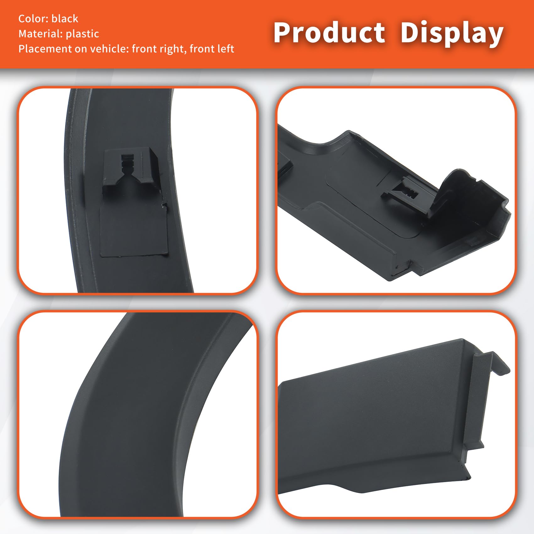 Snapklik.com : Labwork 2Pcs Front Left And Right Fender-Flares Set ...