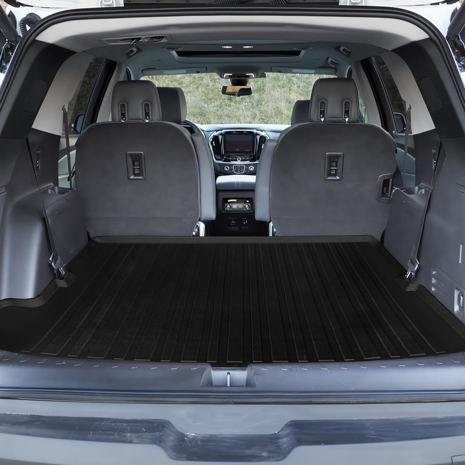 Amazon.com: Premium Cargo Liner for Chevrolet Traverse 2018-2025 Behind ...