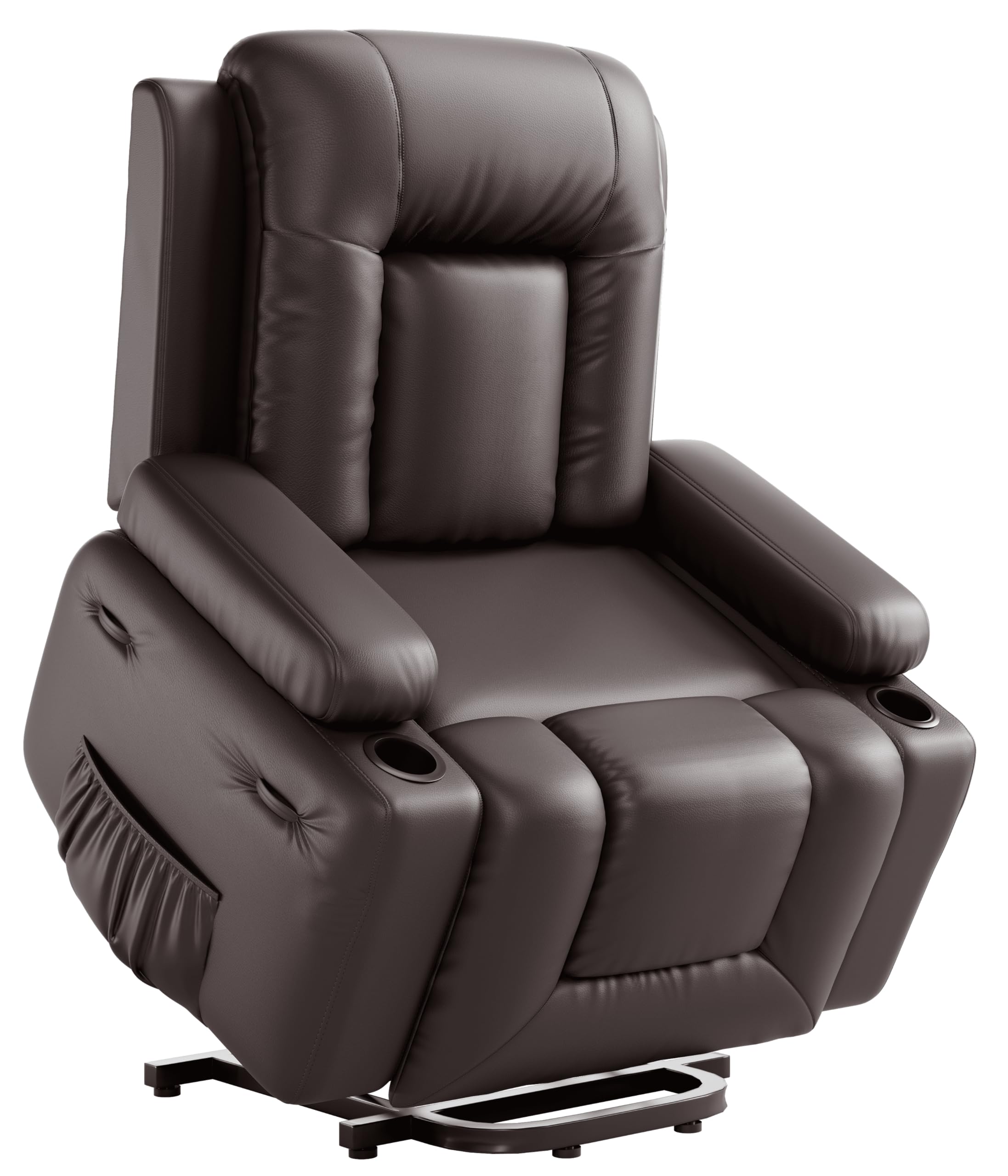 Amazon.com: GarveeHome Oversized Leather Power Lift Recliner Chair for ...