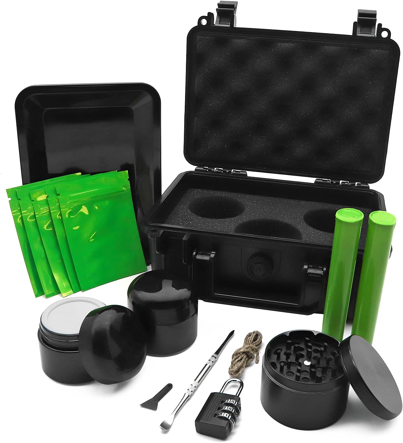 Amazon.com: INFINITKIN XL Smell Proof Box | Lockable Smell Proof Stash ...