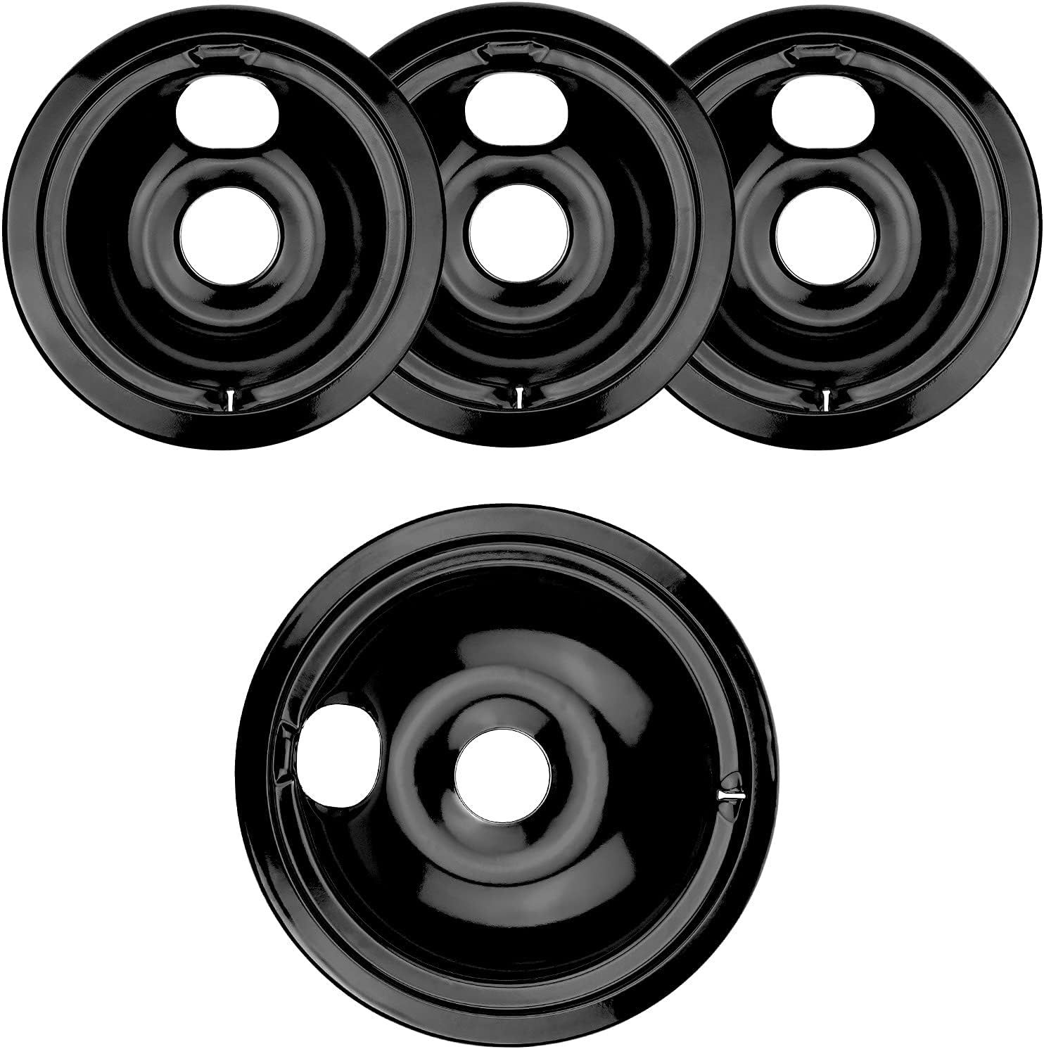 Amazon.com: Cenipar WB31M20 & WB31M19 Range Burner Drip Pan Bowls ...