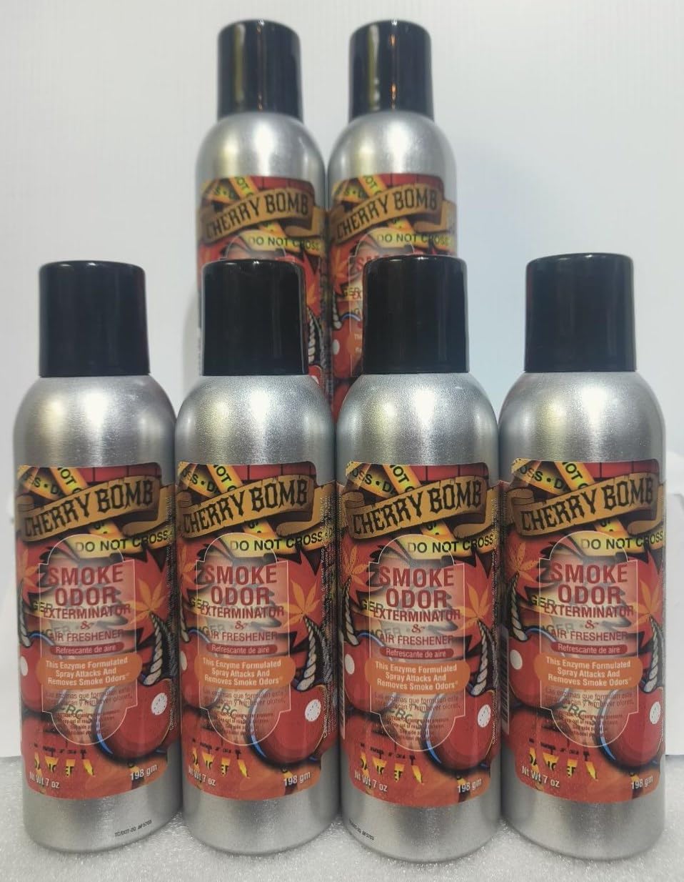 Amazon.com: Smoke Odor Exterminator 198 gm/ 7 oz Large Spray Cherry ...