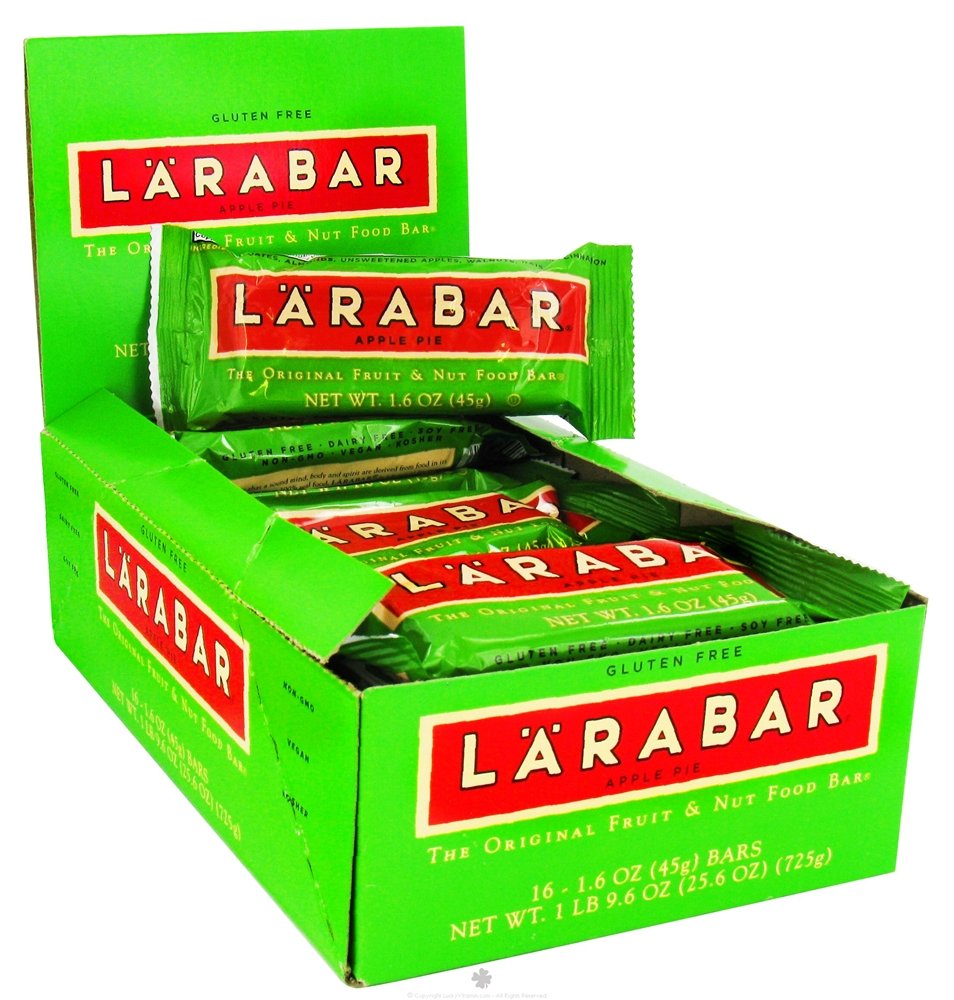 Amazon.com: Larabar Apple Pie, Gluten Free Vegan Fruit & Nut Bar, 1.6 ...