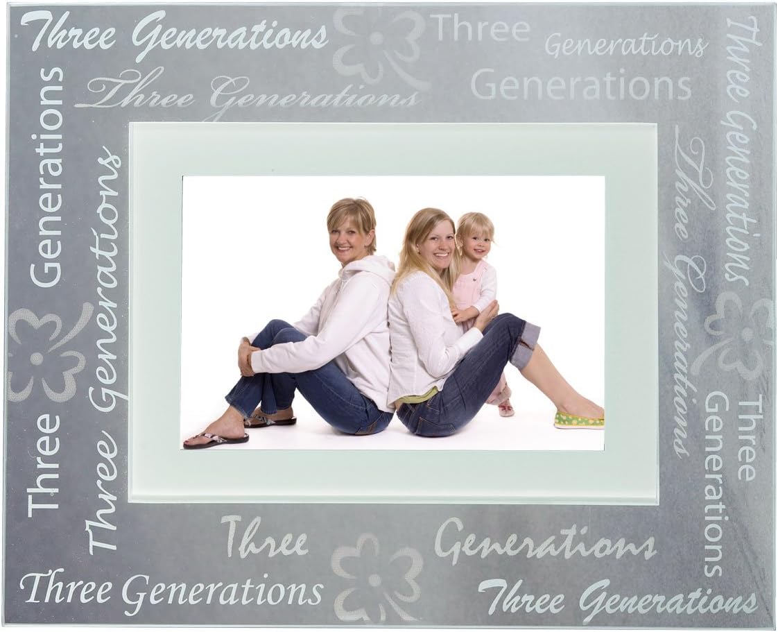 Amazon.com - Lawrence Frames Three Generations Theme 4x6 Picture Frame ...