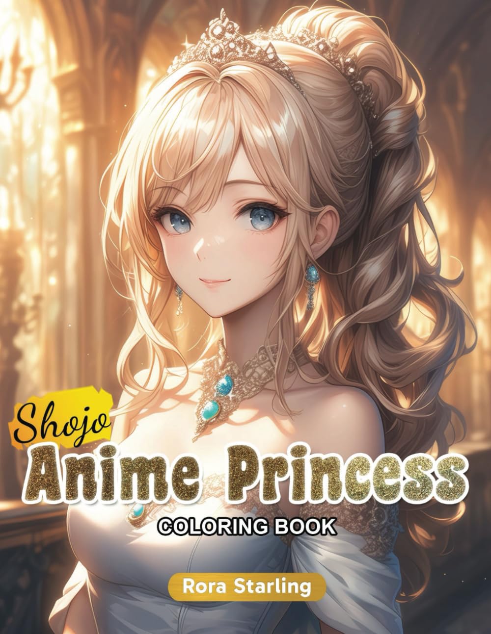 Amazon.com: Shojo Anime Princess Coloring Book: Elegant Royalty and ...