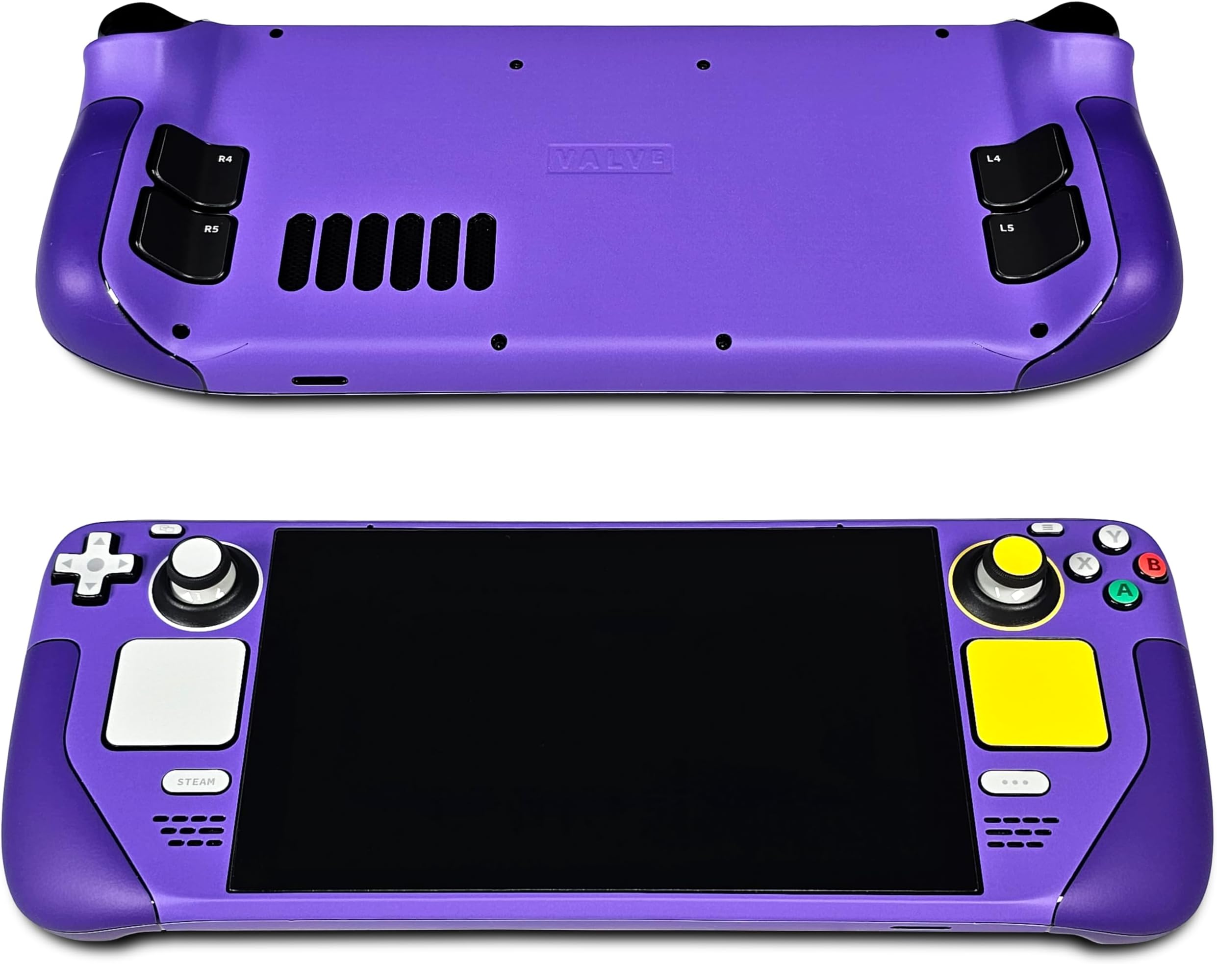 Amazon.com: Steam Deck Skin, White Edition, Full Wrapping Matte Vinyl ...